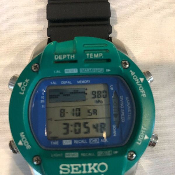 Rare Vintage Seiko M795- 5A00 Scuba Diver's 200m Watch | WatchCharts ...