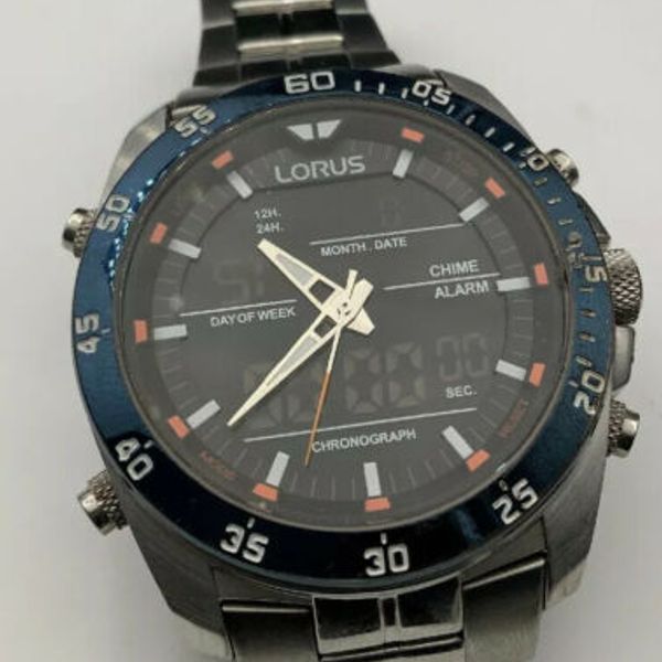 LORUS WATCH BY SEIKO MENS Z021-X007 ANALOGUE & DIGITAL | WatchCharts ...