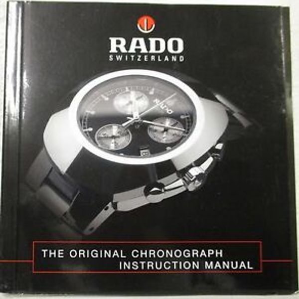 [Free shipping] watch original chronograph watch card book rado ...