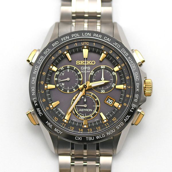 SEIKO Seiko ASTRON Astron 8X series chronograph SBXB007 solar GPS ...