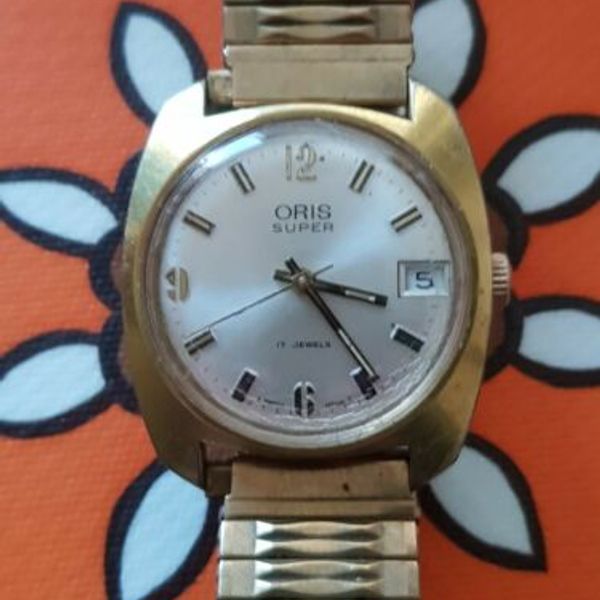 VINTAGE 60'S MENS ORIS SUPER GOLD PLATED WATCH CAL AS 1950/51 ...