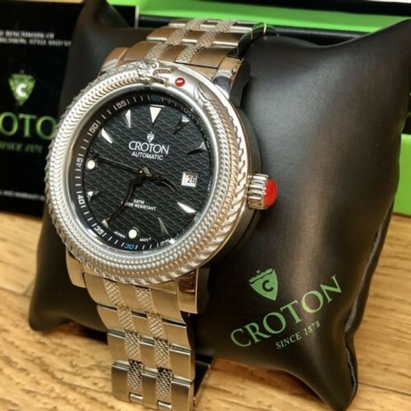 Croton Miyota Date Automatic Movement Dragon Theme Watch*NEW ...