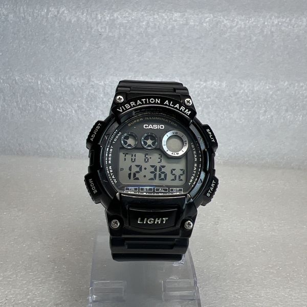 Casio Vibration Alarm Watch Black W-735H-1AVEF | WatchCharts Marketplace