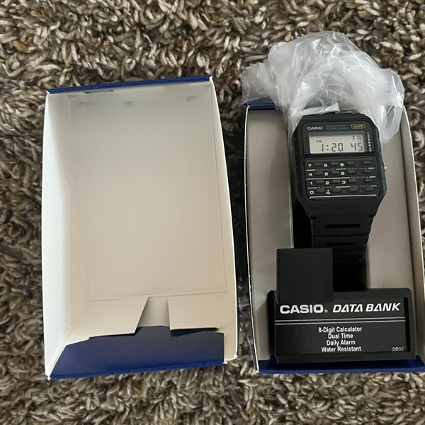Casio Data Bank Calculator Watch-Brand New in Box | WatchCharts Marketplace