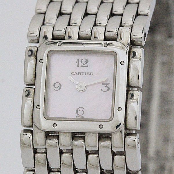 Cartier Panther Luban Pink Shell Dial Stainless Steel (SS) Quartz ...