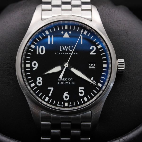 FSOT: IWC Pilot Mark XVIII - IW327009 - Black - Stainless Steel - 40mm ...