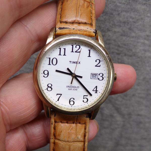 Men's TIMEX Easy Reader Watch w/ Backlight - New Battery - Works Great ...
