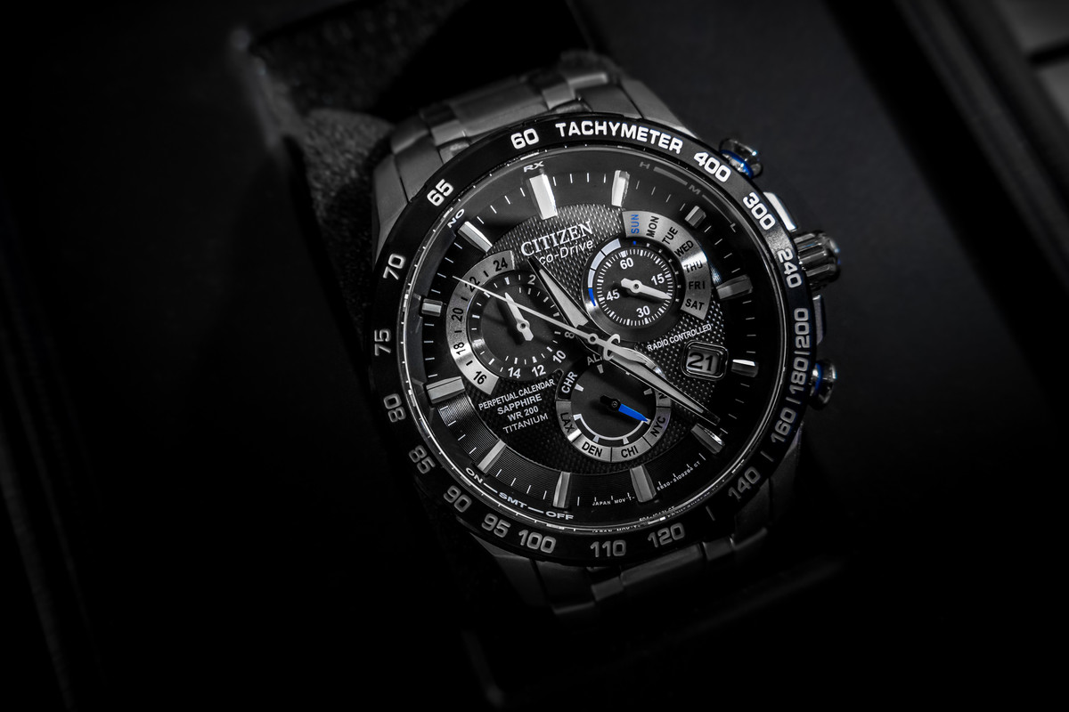 FS: Citizen AT4010-50E Eco-Drive Perpetual Titanium Chronograph ...