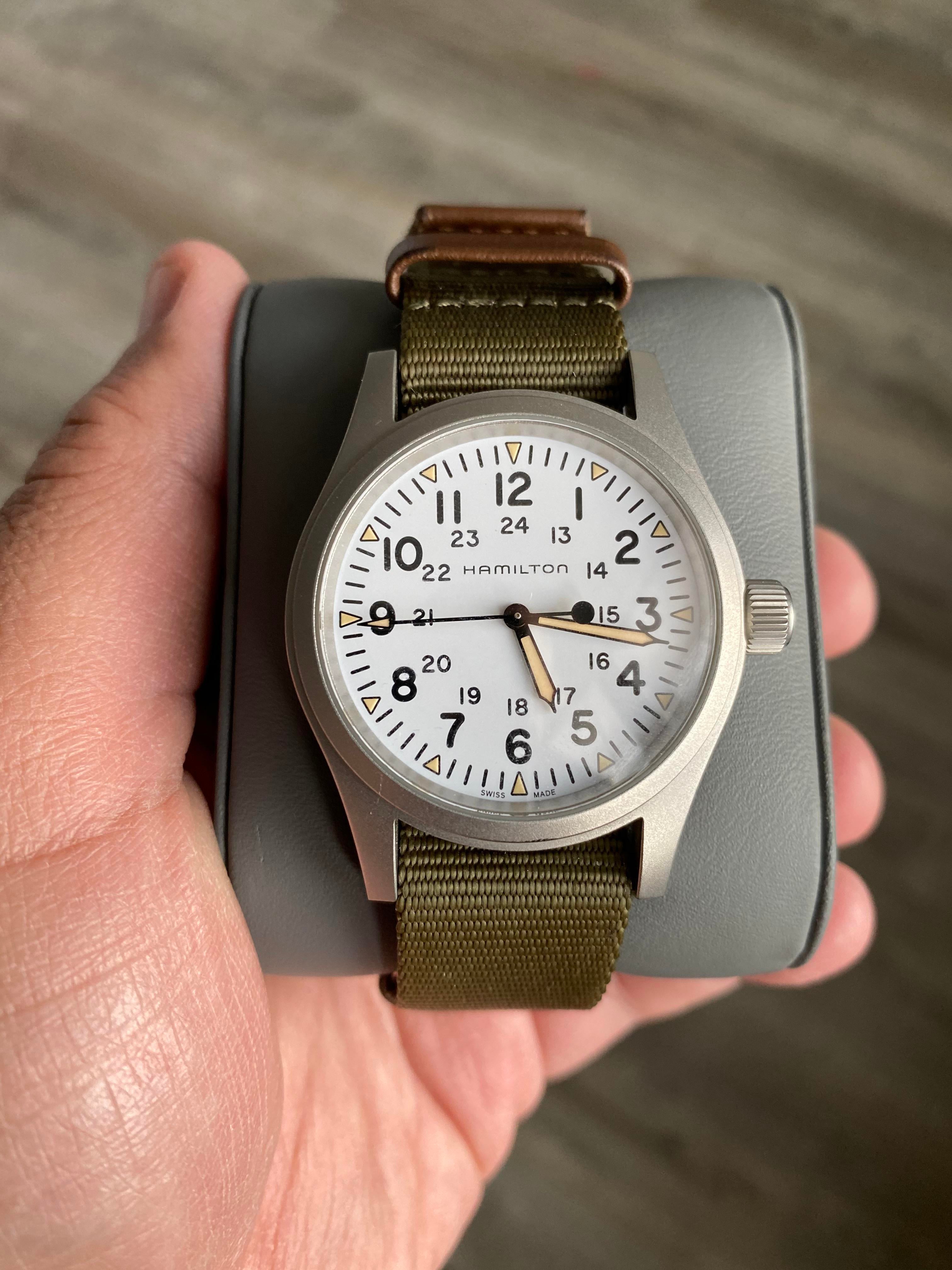 [WTS] - Hamilton Khaki Field Mechanical - H69439411 - Full kit - $298 ...