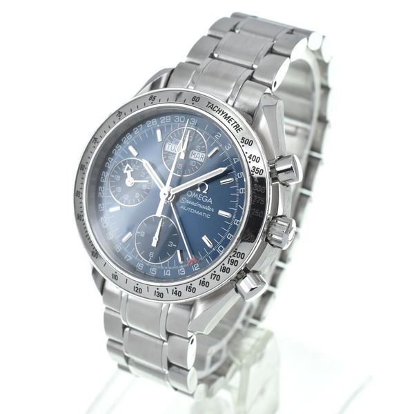 OMEGA Speedmaster 3523.80 Triple calendar blue Dial Automatic Men's C# ...