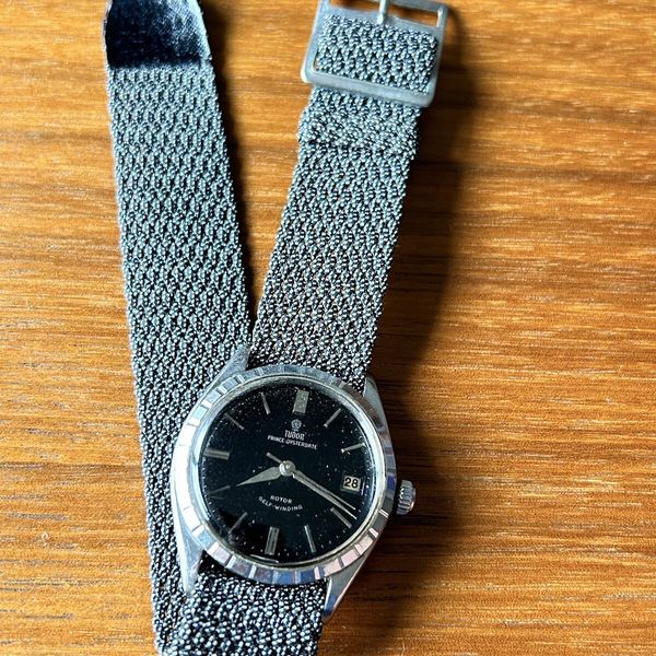 TUDOR Ref 7966 Prince OysterDate Men's Watch Gilt Dial Rolex small rose ...