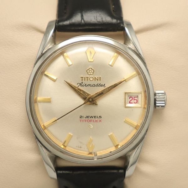 Used Titoni Airmaster Titoflex Manual Winding Swiss Made Mechanical ...