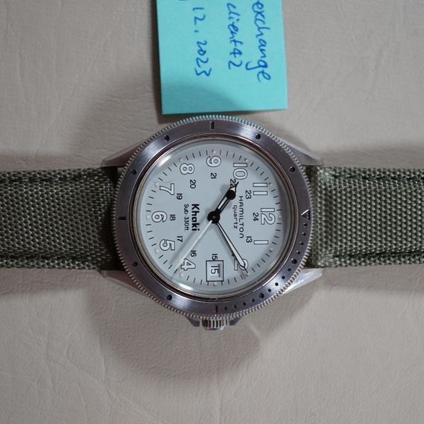 [WTS] Hamilton Khaki 9859A Rare Vintage Quartz Sub 330Ft 39mm - $275 ...