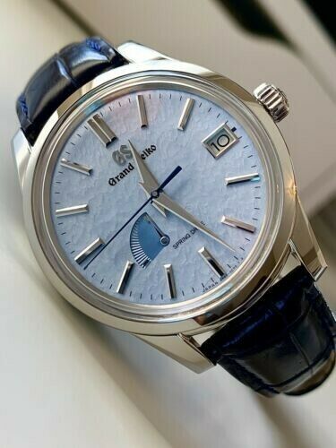 Grand Seiko Skyflake SBGA407 - Spring Drive - Men's Watch - Never Worn ...