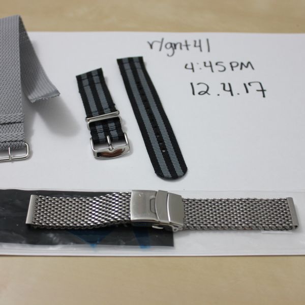 [WTS] 20MM Strapcode Milanese Mesh Bracelet and 20MM Perlon and NATO ...
