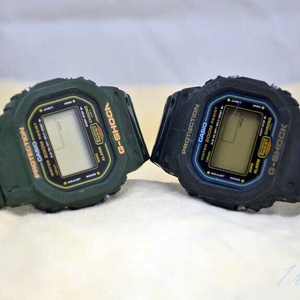 Rare Vintage Casio G-Shock DW-5600B-2V and DW- 5600B3V (Combo ...