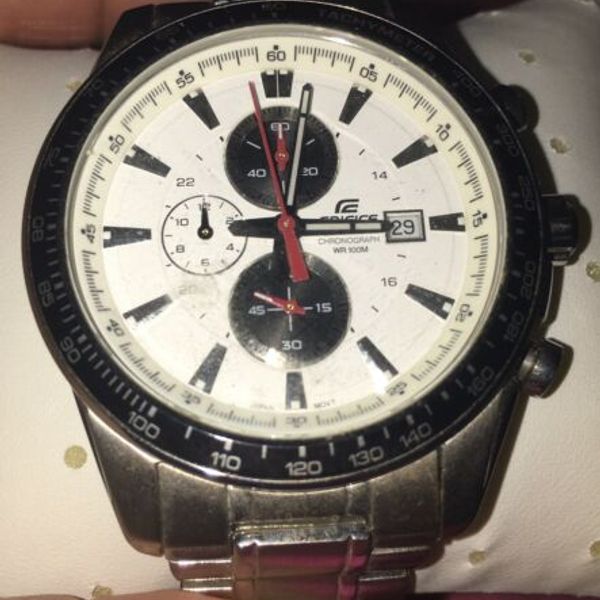 Casio Edifice Chronograph Mens Watch Analog (3H3ED) | WatchCharts ...