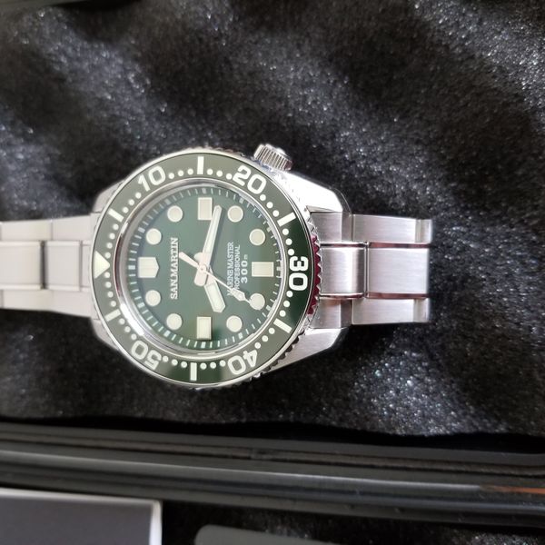 FS: San Martin Marine Master 300 Green Dial | WatchCharts