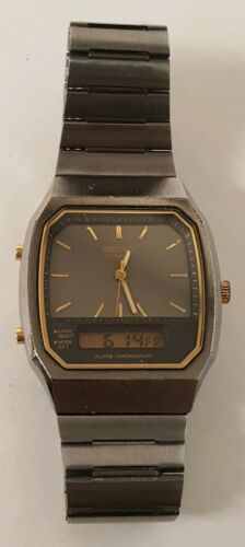 VINTAGE MENS SEIKO (H601-5479) ALARM CHRONOGRAPH WATCH. RUNS. GOOD SHAPE. | WatchCharts