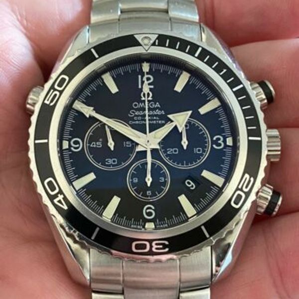 Omega seamaster planet ocean chronograph 45mm Full Set | WatchCharts