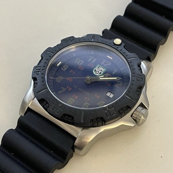 Luminox Men's Manta Ray Steel 2130 Blue/White Dial Stainless Steel ...