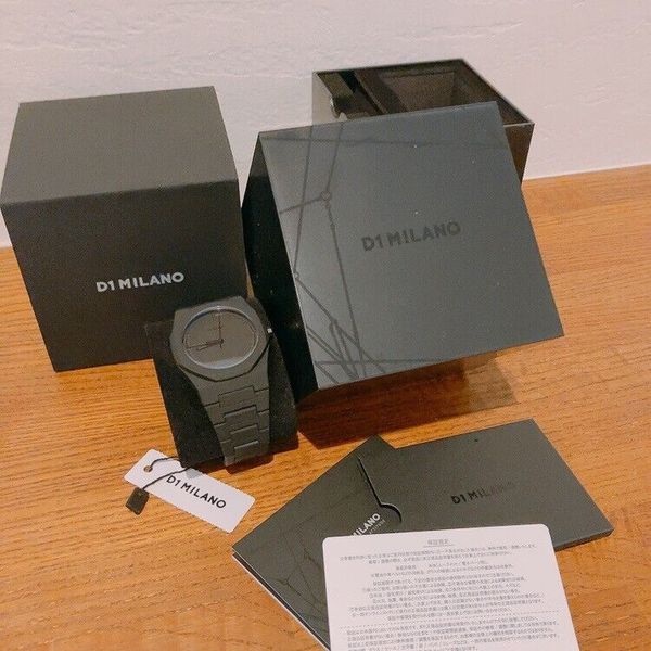D1 MILANO Polycarbonate Men's Watch PCBJ10 Shadow All Black 40.5 mm ...