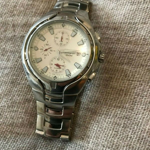 Seiko 7T62-0DW0 Alarm Chronograph 100M Wristwatch | WatchCharts Marketplace