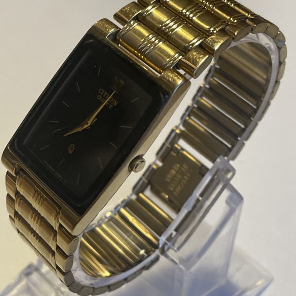 Menâ s Gold Citizen CQ Tank Watch April 1987 | WatchCharts Marketplace