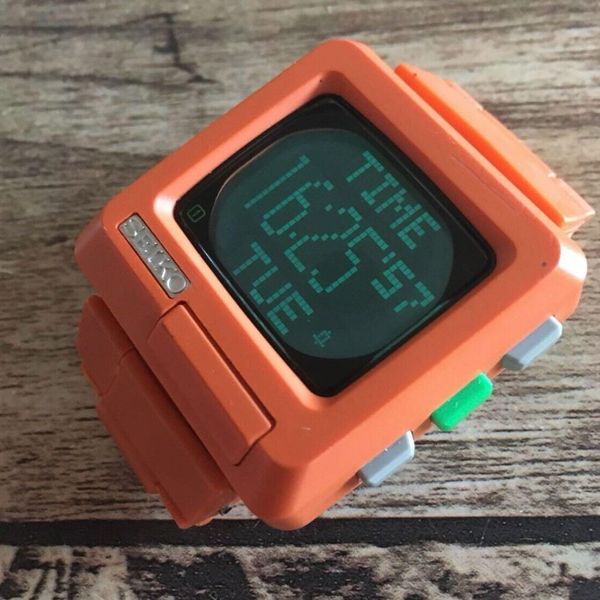 SEIKO TIMETRON SCWA011 Orange W853-4000 Vintage from Japan ...