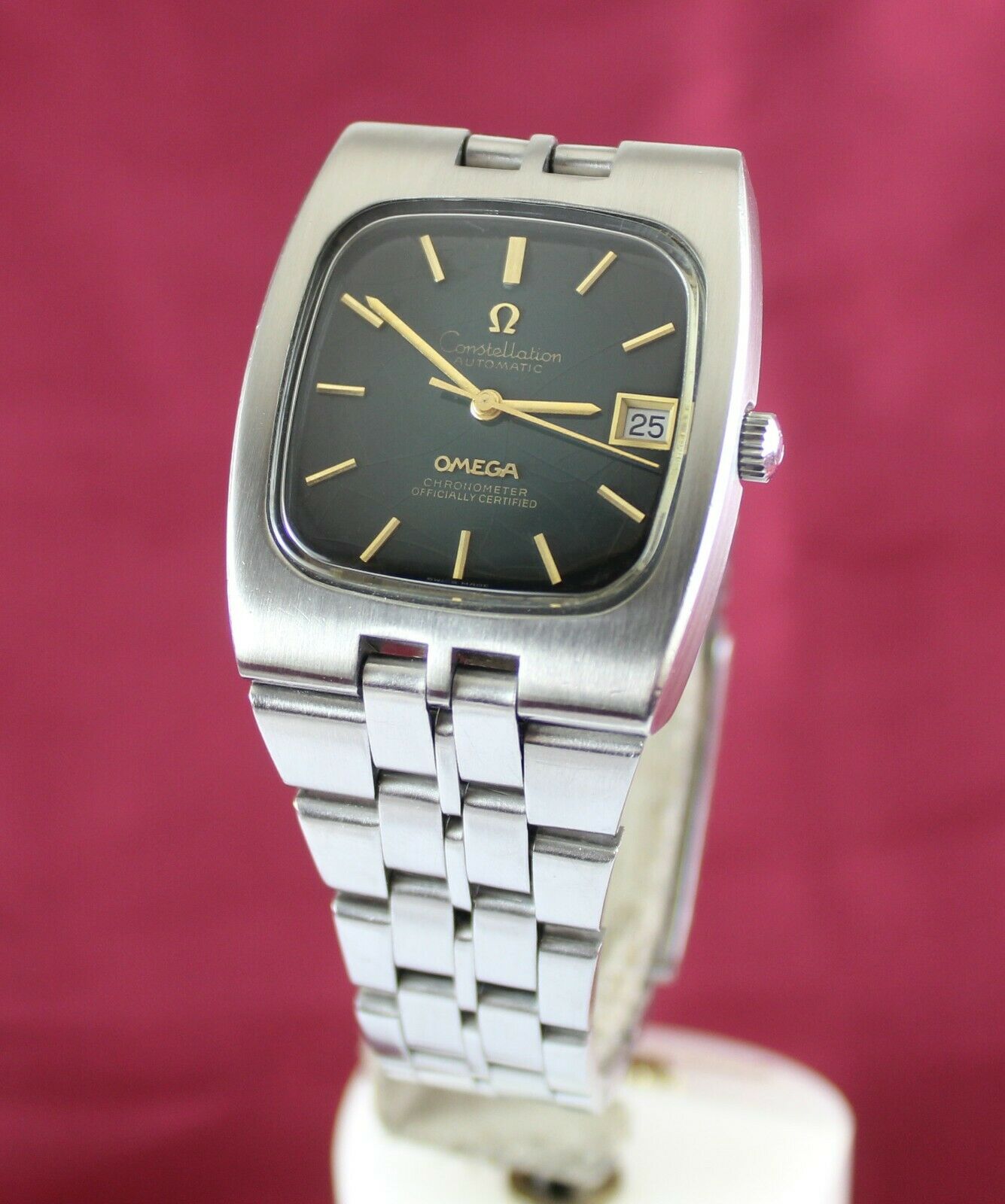 Omega Constellation Chronometer Ref 168.047. Shading Green Spider Dial ...