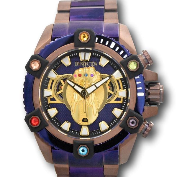 Invicta Marvel Thanos Infinity Gauntlet Men's 64mm Limited Swiss Watch ...
