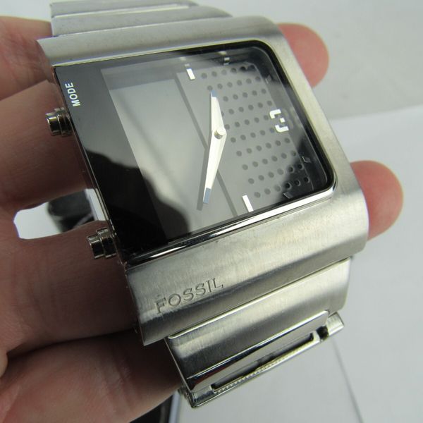 Men's Fossil Watch DIGITAL & ANALOG Jr-9532 Case RARE & NICE ...