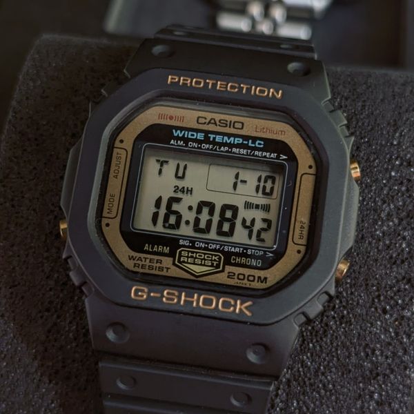 Casio G-Shock Vintage Super Rare WW-5100 1983 Japan Gold Version ...