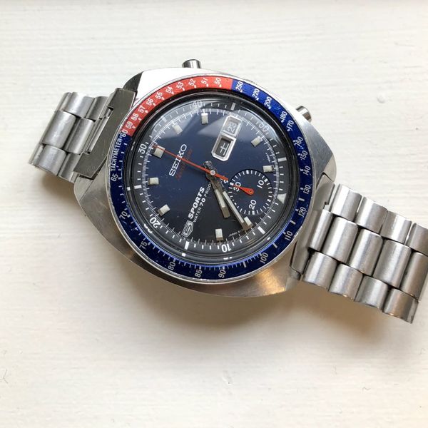 SOLD 1969 JDM Seiko 6139-6000 Speed-Timer (Pogue) - “Proof” dial, notch ...