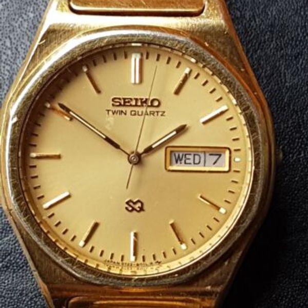 Vintage Mens Seiko 9723-8010 Twin Quartz | WatchCharts