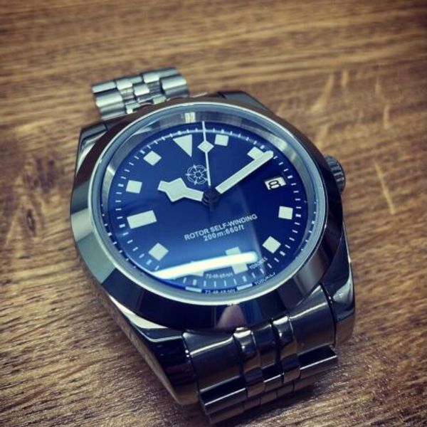 Seiko Nh36 Movement Tudor Pelagos Explorer Mod Sapphire Double Dome ...