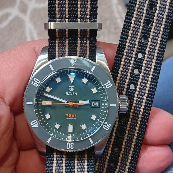 [WTS] Raven Trekker Gloss Grey Miyota 9015 39mm $650 msrp/only $299 ...
