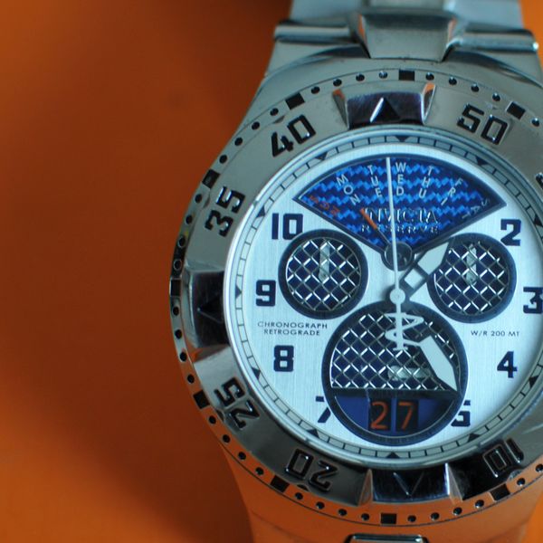 XXXL - INVICTA RESERVE EXCURSION Chronograph Day Date Swiss - BIG NP ...