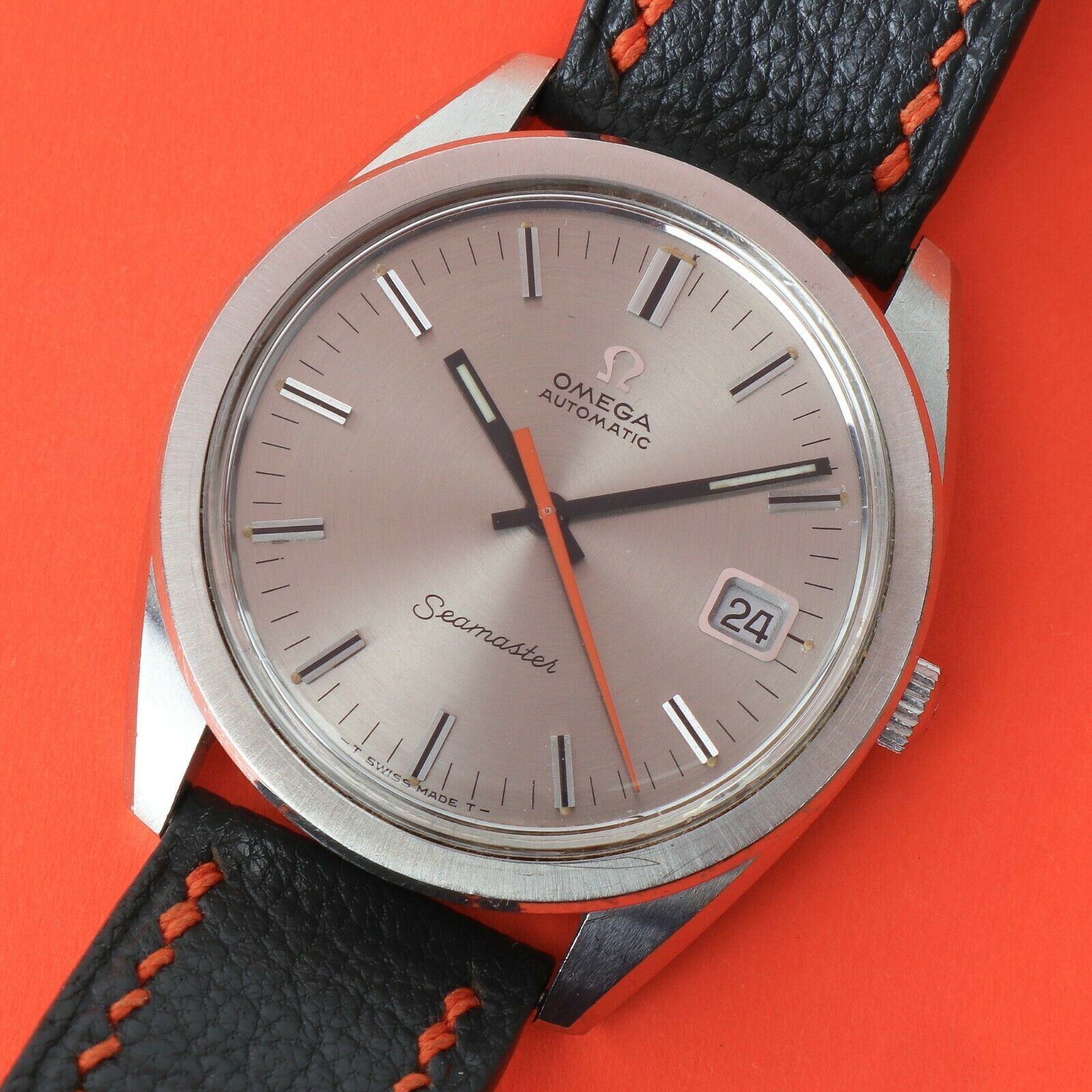 OMEGA SEAMASTER 168.022 Automatic Watch w/ Date 1960s Cal 563 36.5MM ...