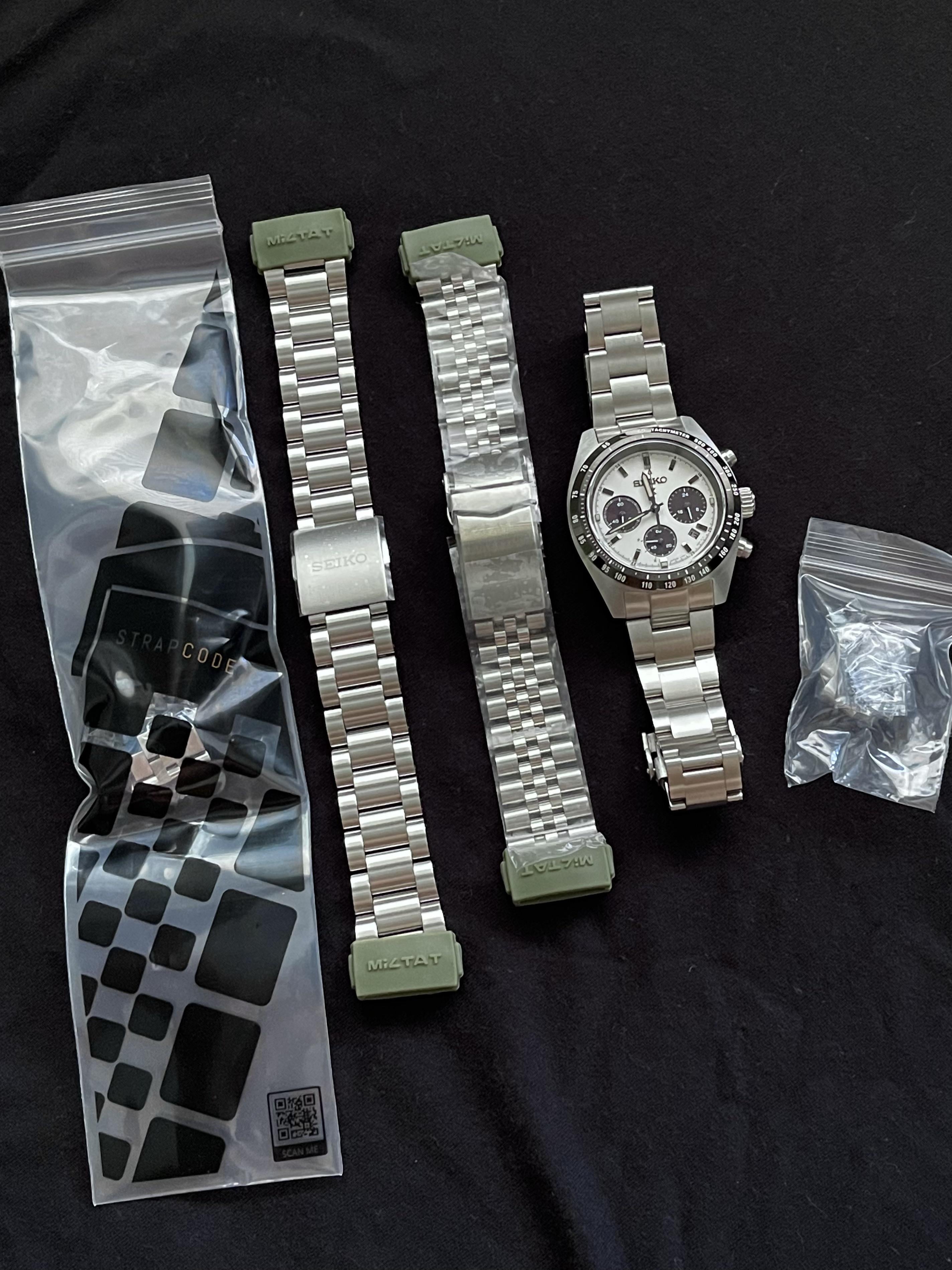 [WTS] Seiko Speedtimer SBDL085/SSC813 w/ 2 Strapcode Bracelets ...