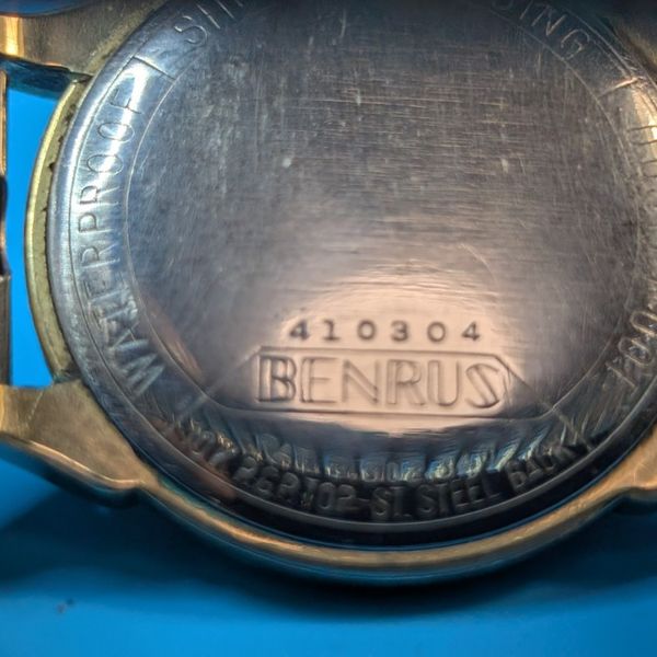 Vintage 25J Automatic Benrus Tropical Dial Men's Watch Running ...