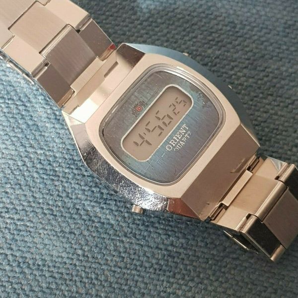 Vintage 1970s Orient Quartz Japan Digital Watch | WatchCharts Marketplace