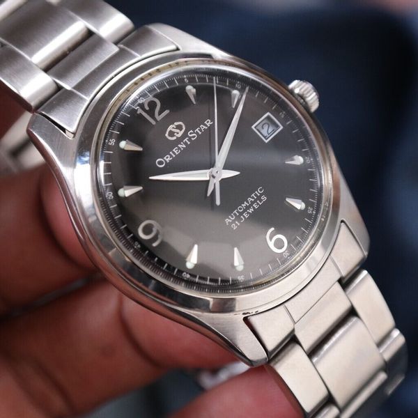 Rare Orient Black Dial Orientstar Explorer Boysize 34mm Automatic Good ...
