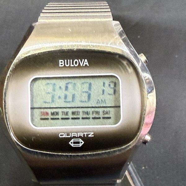 1977 N7 Bulova Digital Quartz For Parts Or Repair Only | WatchCharts ...