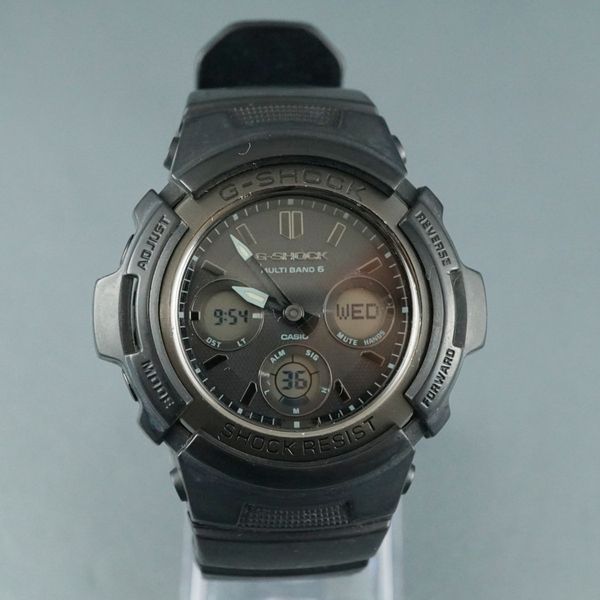 G-Shock Casio AWG-M100SBB-1A Men's Solar Multiband 6 Digital Analog ...