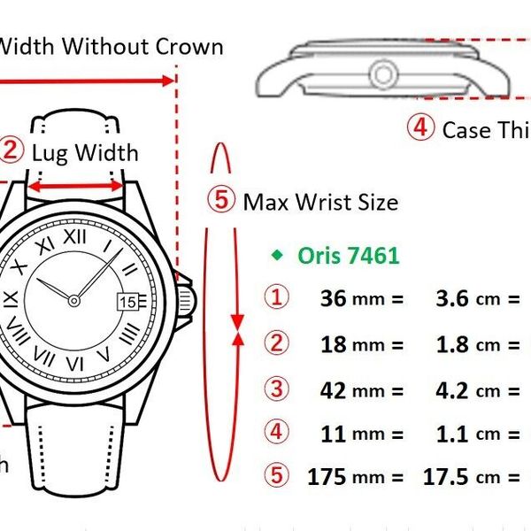[Near MINT] Oris Pointer Date 7461 36mm Silver Dial Automatic Men's ...