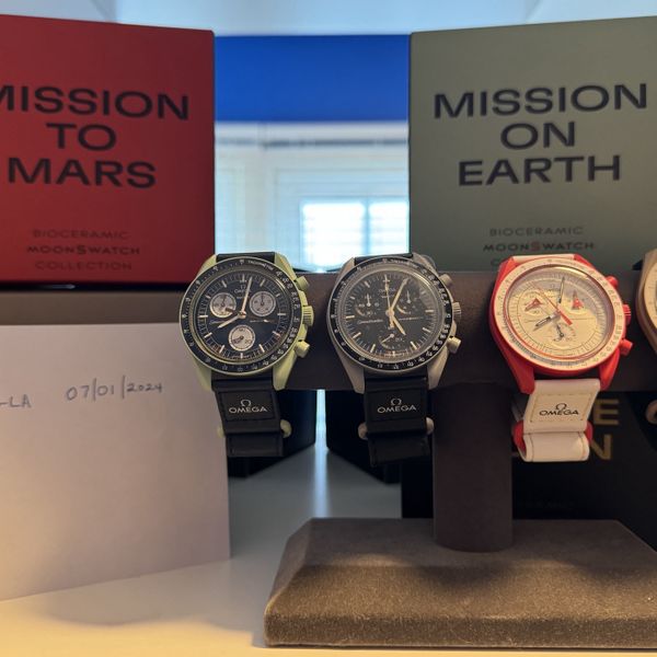 [WTT]\[WTS] 4 Omega X Swatch’s (Mars, Jupiter, Earth, MoonSwatch Beaver ...
