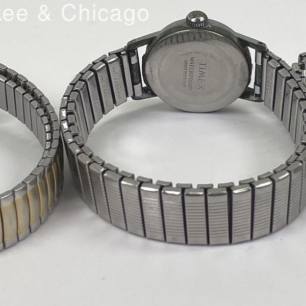 Vintage Timex Mixed Variety Stainless-Steel Multi Toned Wristwatches ...