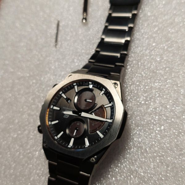 [WTS] Casio Oak Slim Line Grey ion / Sapphire and Solar | WatchCharts ...