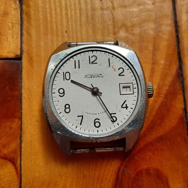 Old Soviet men's wristwatch Raketa 2614.N with date indicator. USSR Not ...